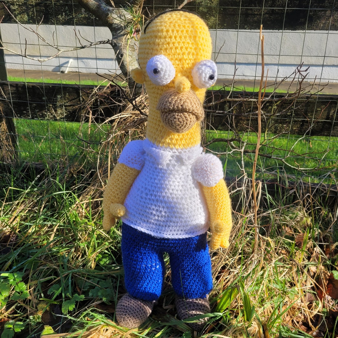 Homer Simpson Doll/plushie - Etsy