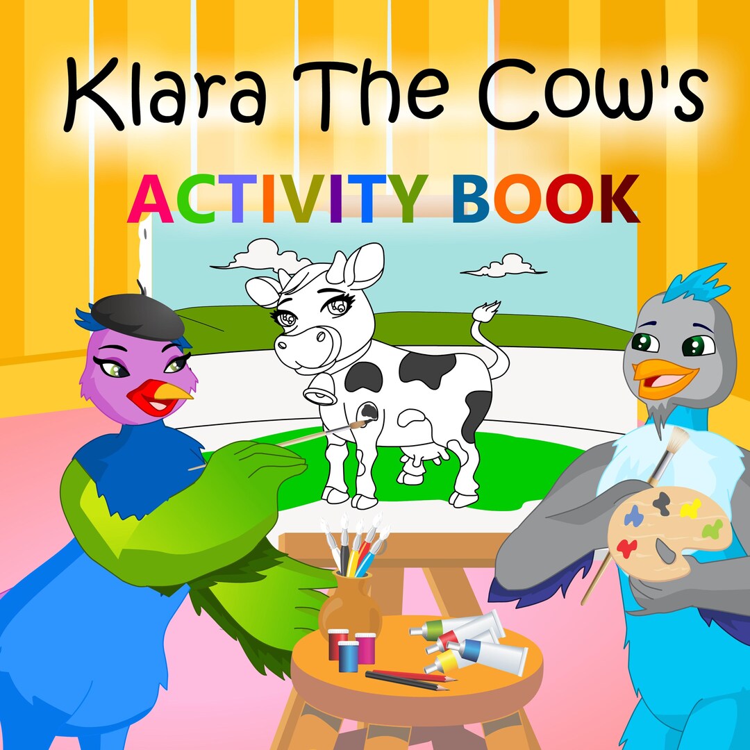 Cow Activity Book~with Stickers, Puzzles, Word Games, Coloring, Brain ...