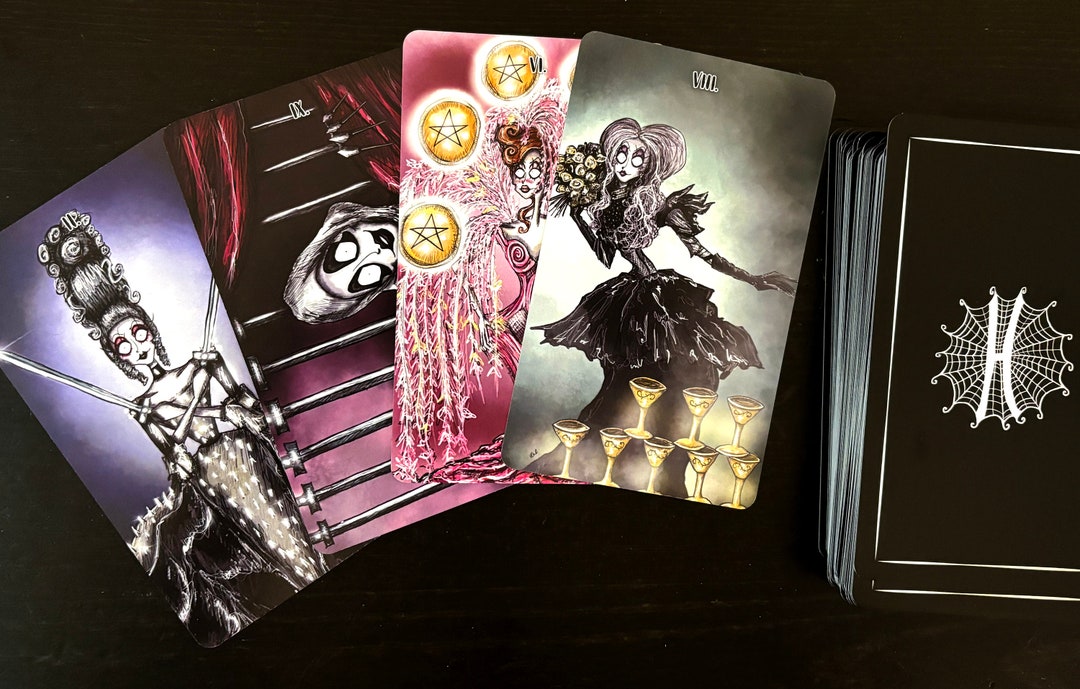 Hannah's Goth Haus Gothic Fantasy Drag Tarot Deck - Full Deck (78 Cards ...
