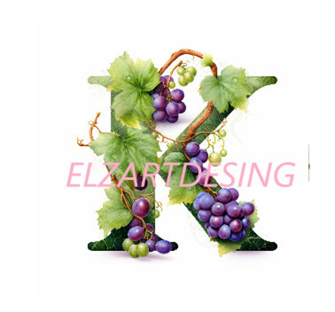 Flora Style Letter. Any Letter of the English Alphabet , Order the ...