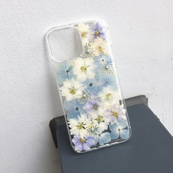 Blue Flower Phone Case - Etsy