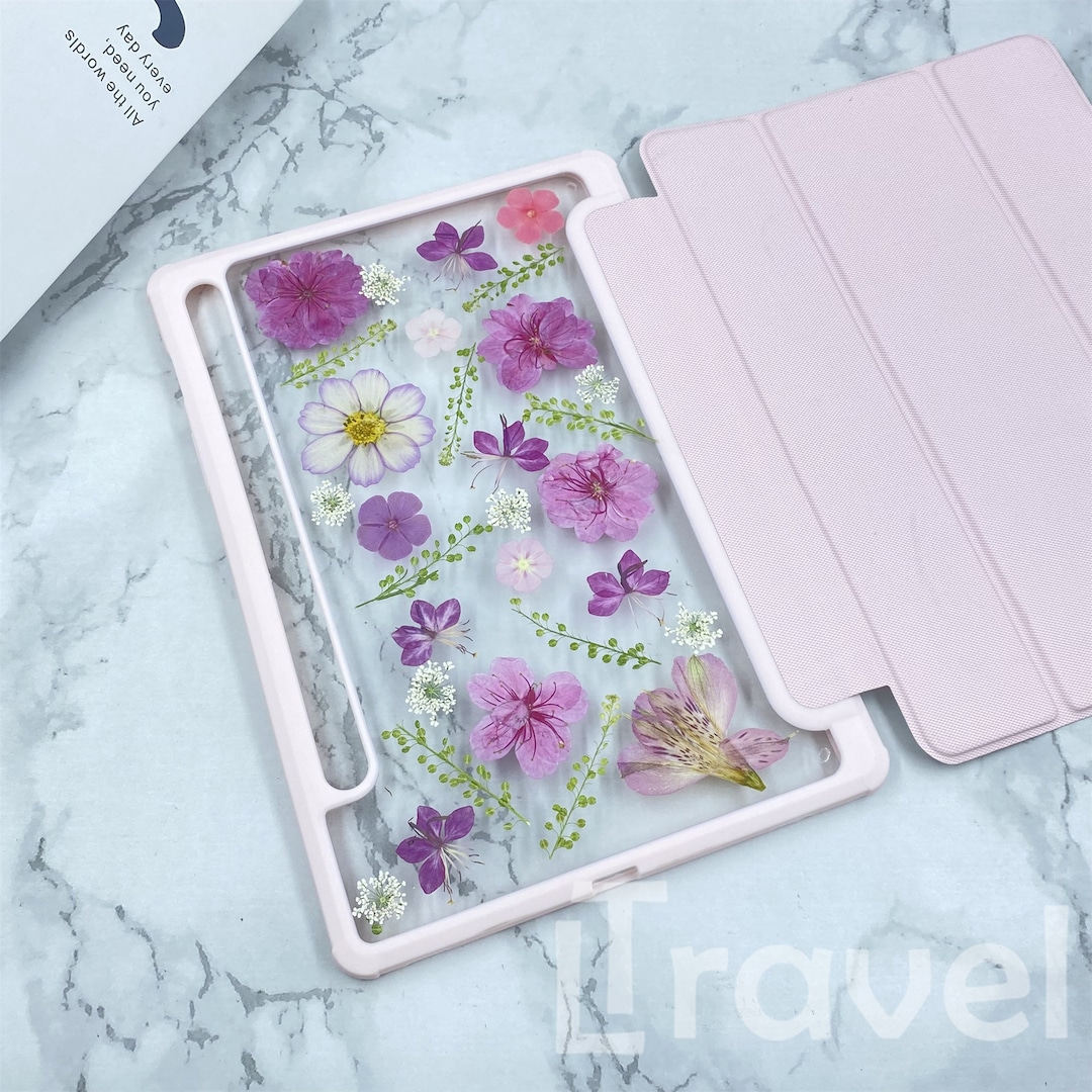 Real Pink Sakura Daffodils Flower Case for Samsung Tab S11 S10 S9 S8 ...
