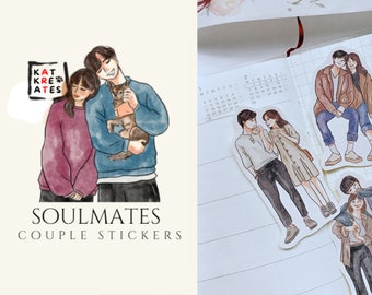 Cute Couple Sticker - Etsy