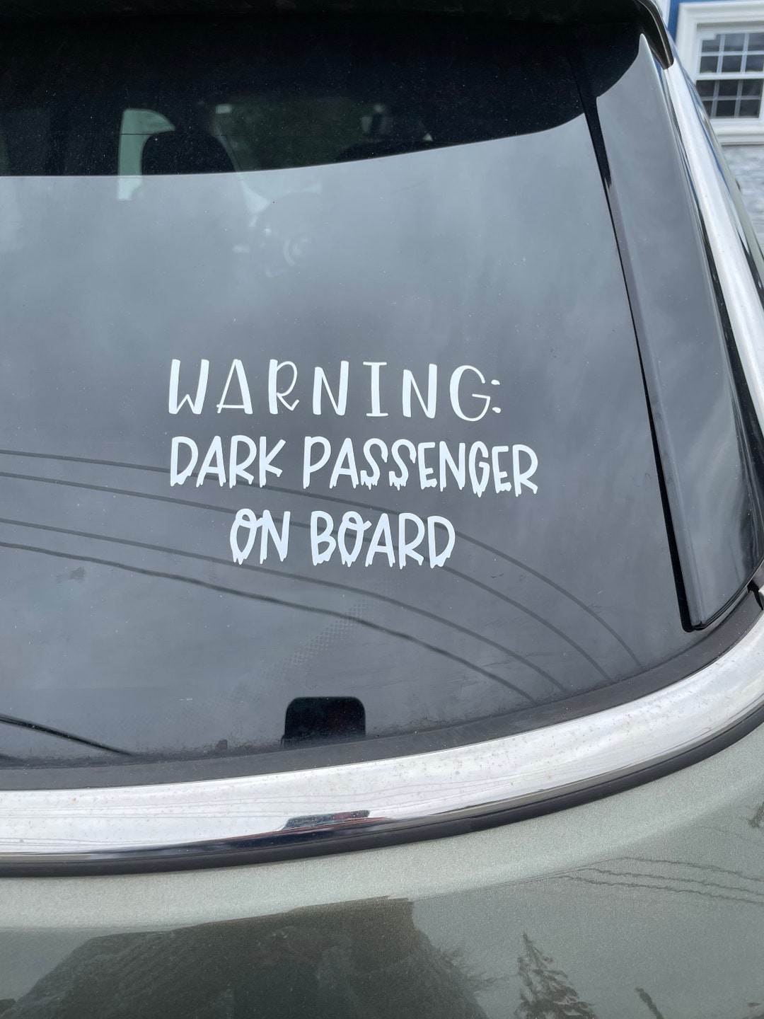 Dark Passenger Car Decal | Dexter Car Decal | Weatherproof and UV ...
