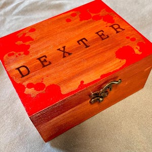 Dexter Blood Splatter Coasters | Glass Coasters | Hand Painted Coasters ...