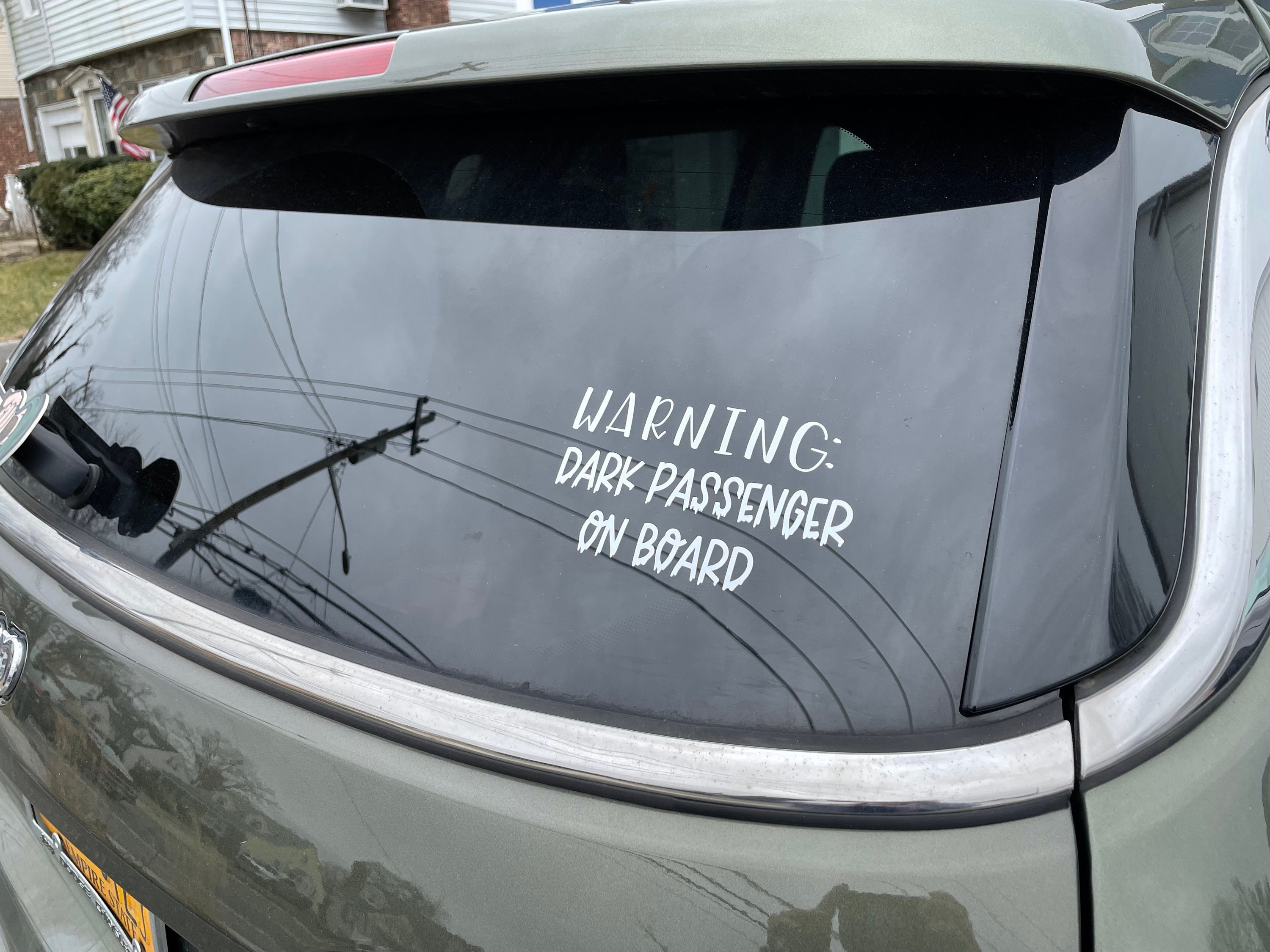 Dark Passenger Car Decal Dexter Car Decal Weatherproof and UV Protected ...