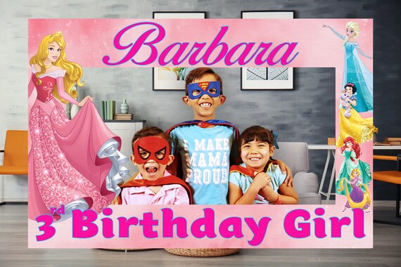 Disney Princess Photo Booth / Disney Princess Birthday / - Etsy