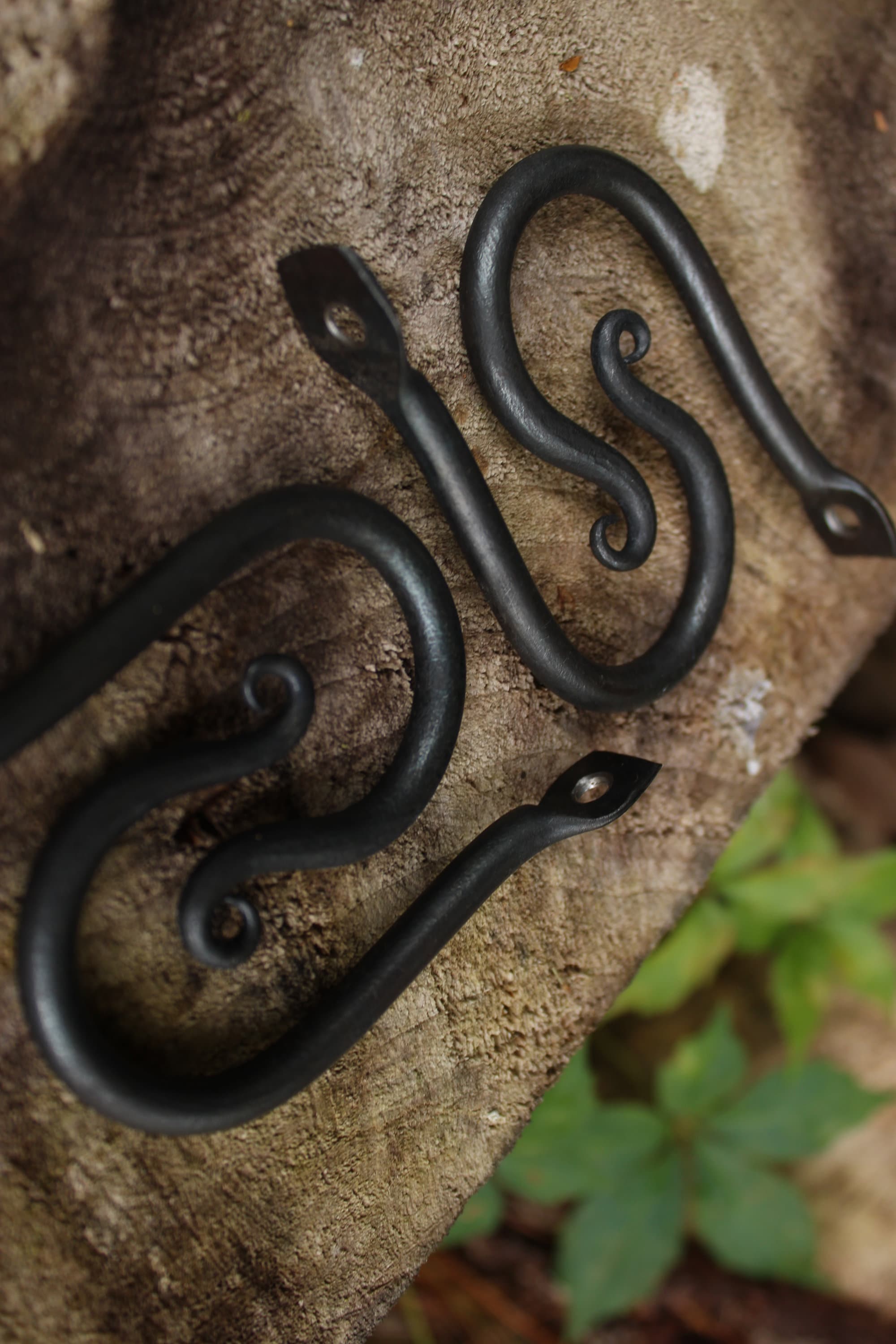 Blacksmith Hand Forged Iron Coat Hook - Etsy