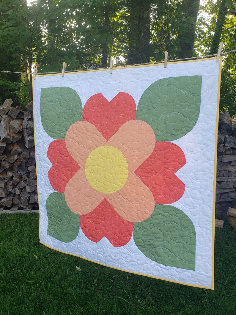 Flower Baby Quilt - Etsy