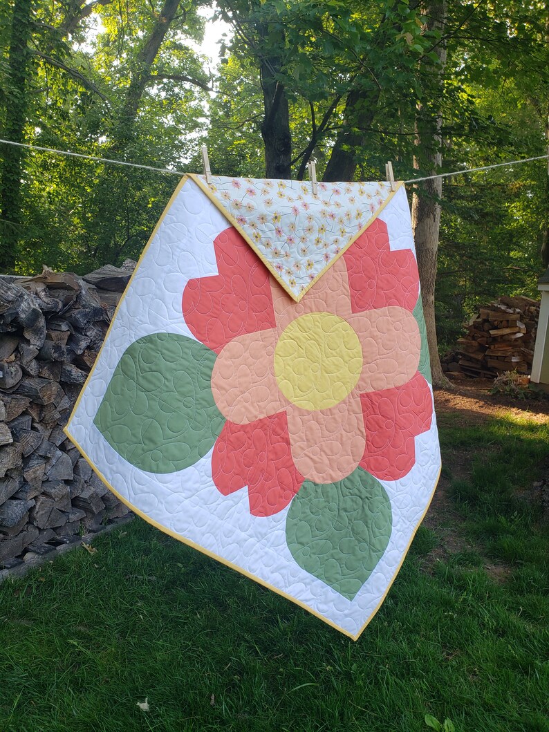 Flower Baby Quilt - Etsy