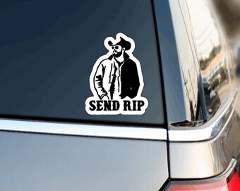 Yellowstone Rip Decal - Etsy