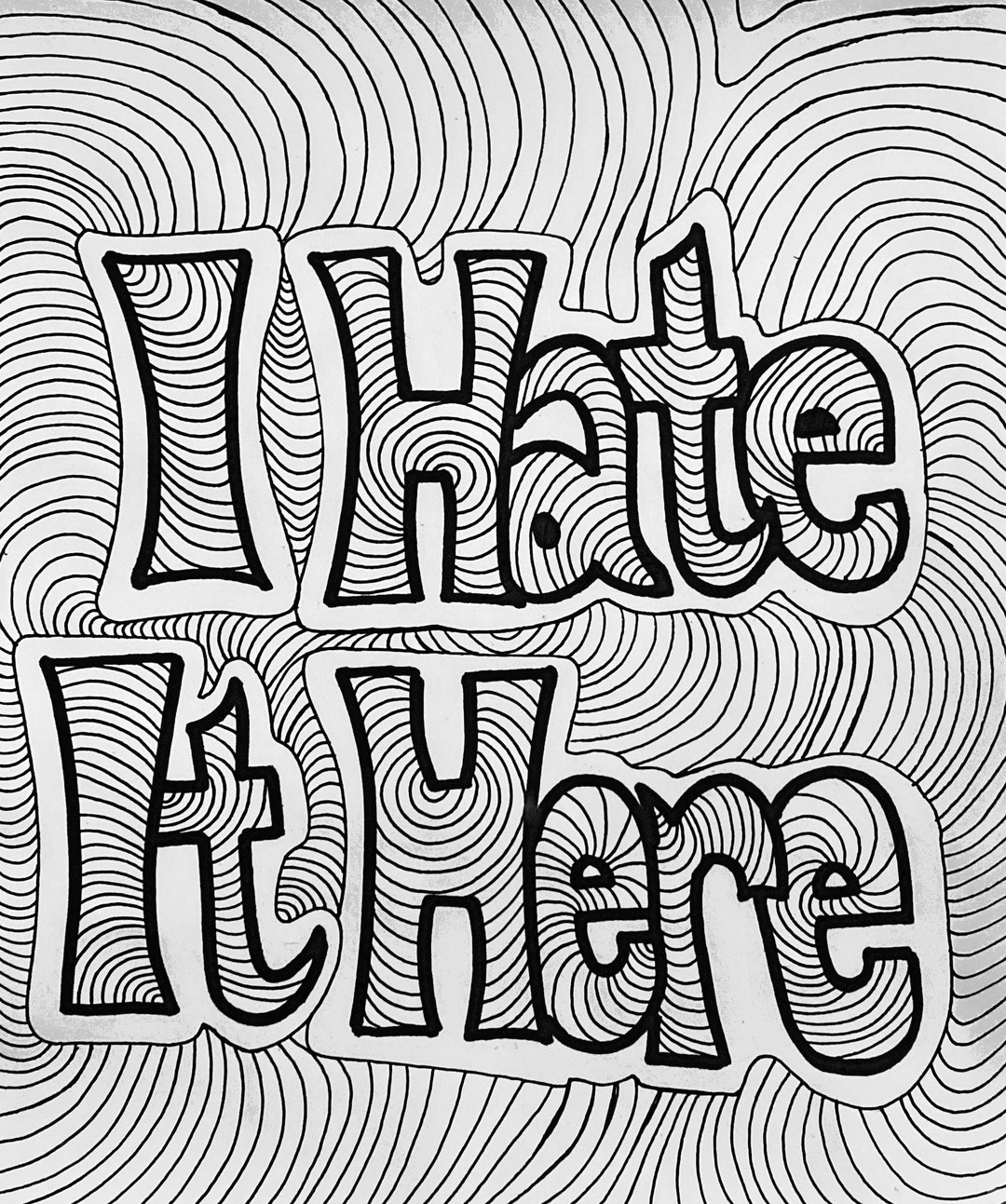 I Hate It Here :adult Coloring Book - Etsy