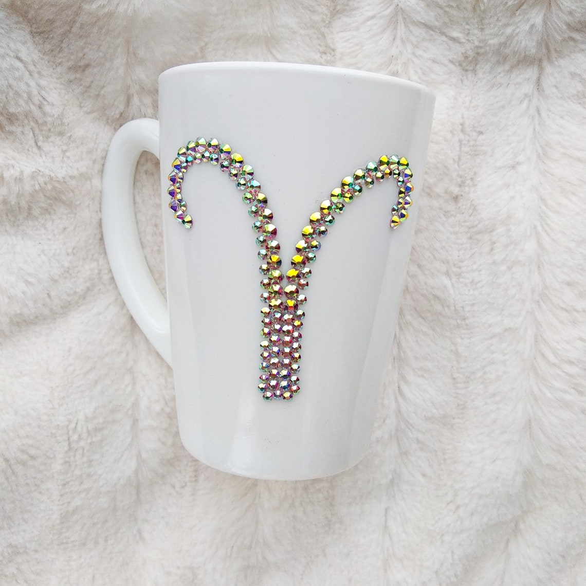 Zodiac Mug Bling Mugs Bedazzled Cup Rhinestone Cup Zodiac - Etsy