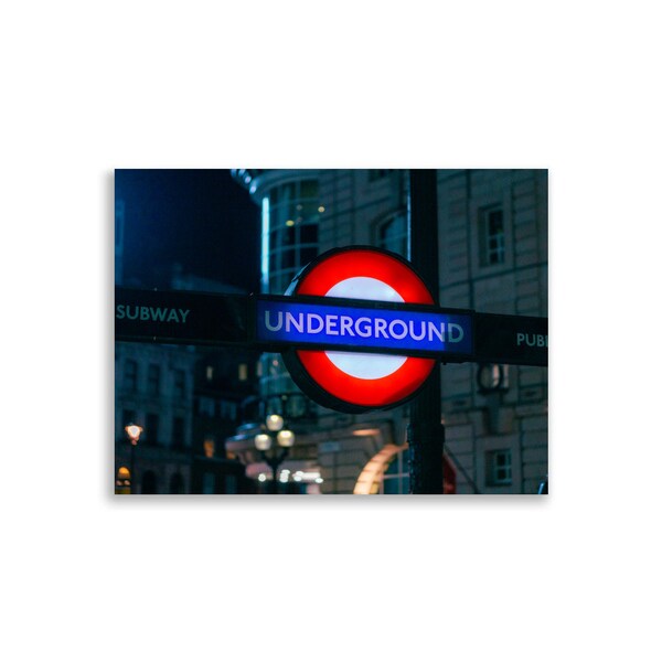 London Underground Sign - Etsy