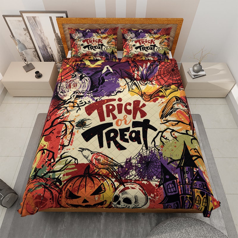 Halloween Bedding - Etsy