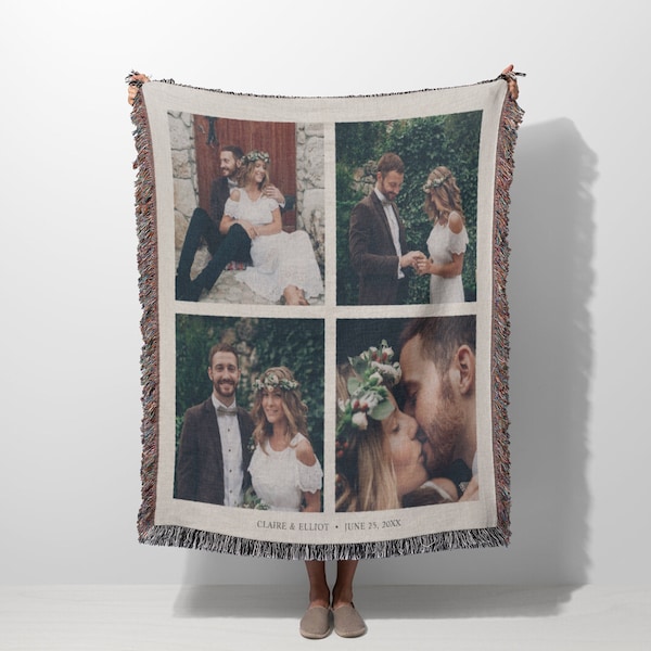 Woven Collage Blanket - Etsy