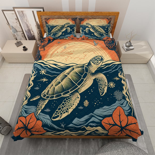 Turtle Quilt - Etsy