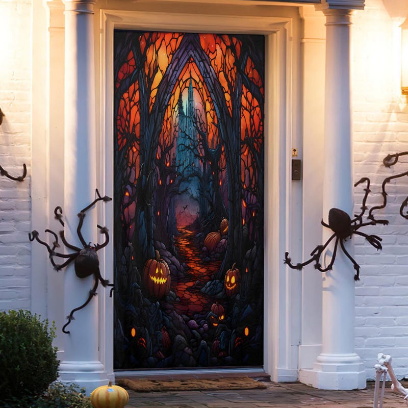 Fall Door Cover - Etsy