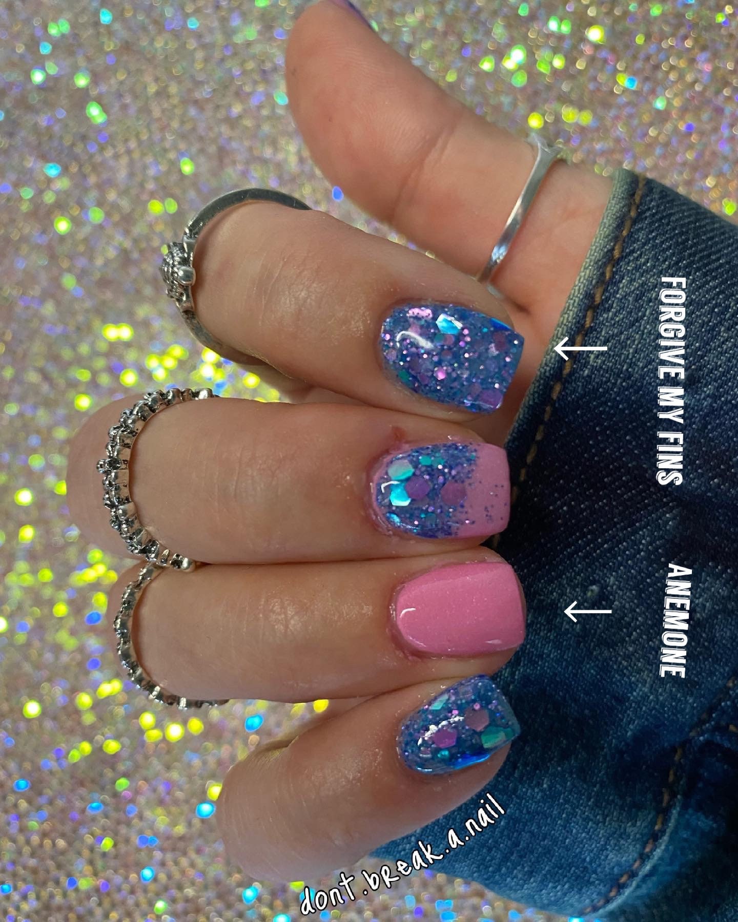 Pink and Peach Dip Powder - Etsy