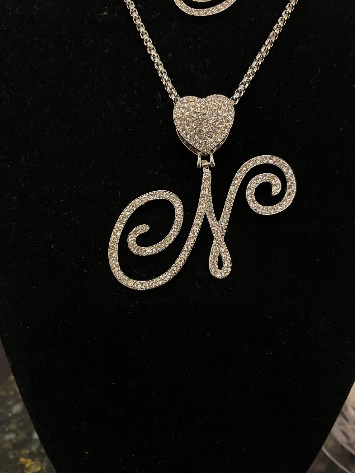 Initial Cuban Link Chain - Etsy