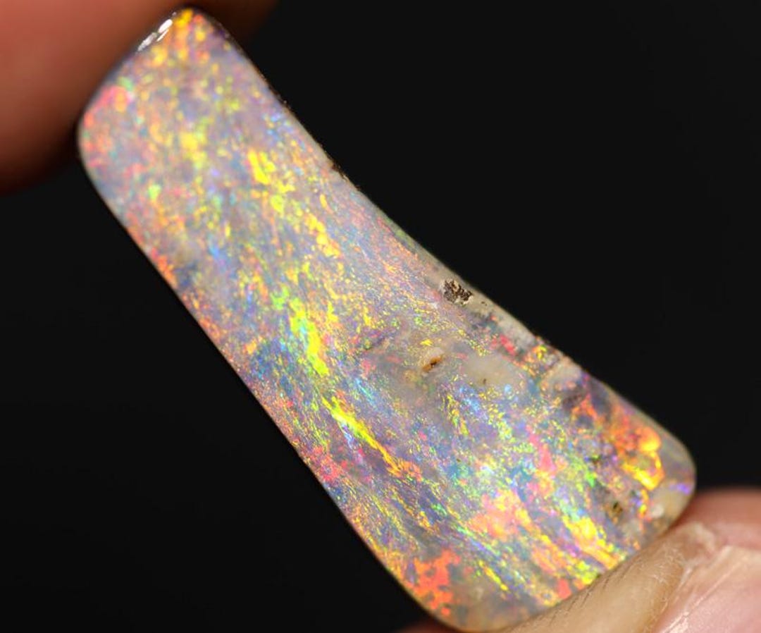 Natural Australian Opal Polished Solid Boulder Opal Ring Pendant ...
