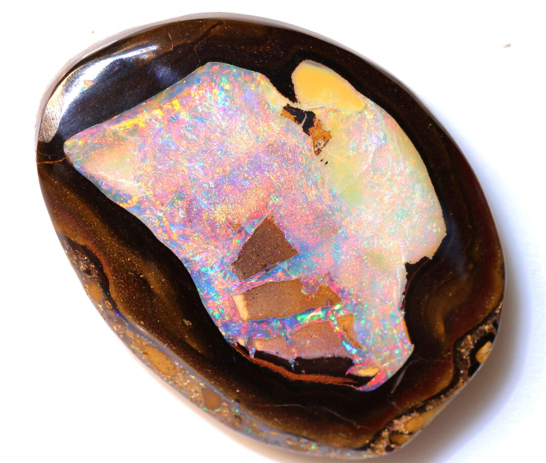 Ultra Rare Australian Opal Polished Yowah Boulder Opal Nut Cabochon ...