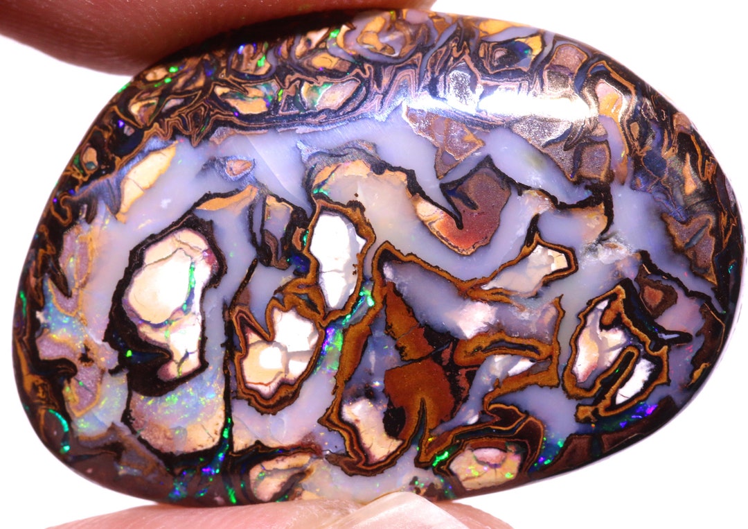 39.40cts Yowah Boulder Opal Double Sided Polished Stone AOH-3871 - Etsy