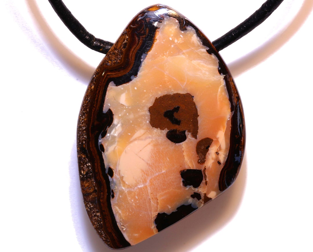 45.35cts Yowah Boulder Opal Pendant Polished Stone AOH-4566 - Etsy