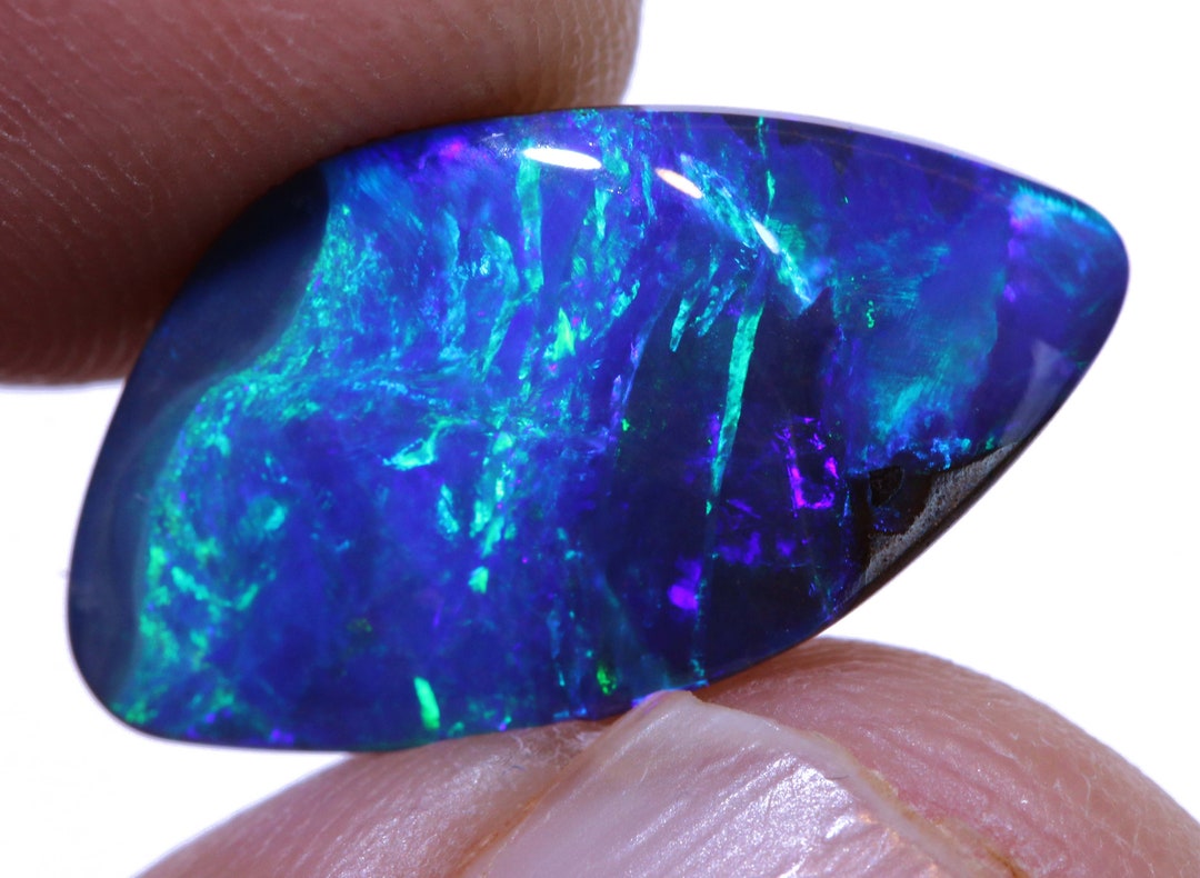 Fiery Natural Australian Opal Polished Boulder Opal Ring Pendant ...