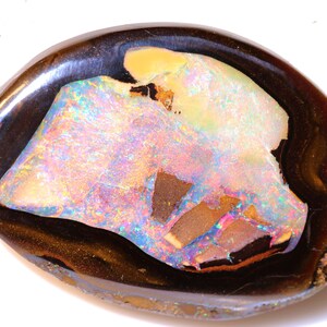 Ultra Rare Australian Opal Polished Yowah Boulder Opal Nut Cabochon ...