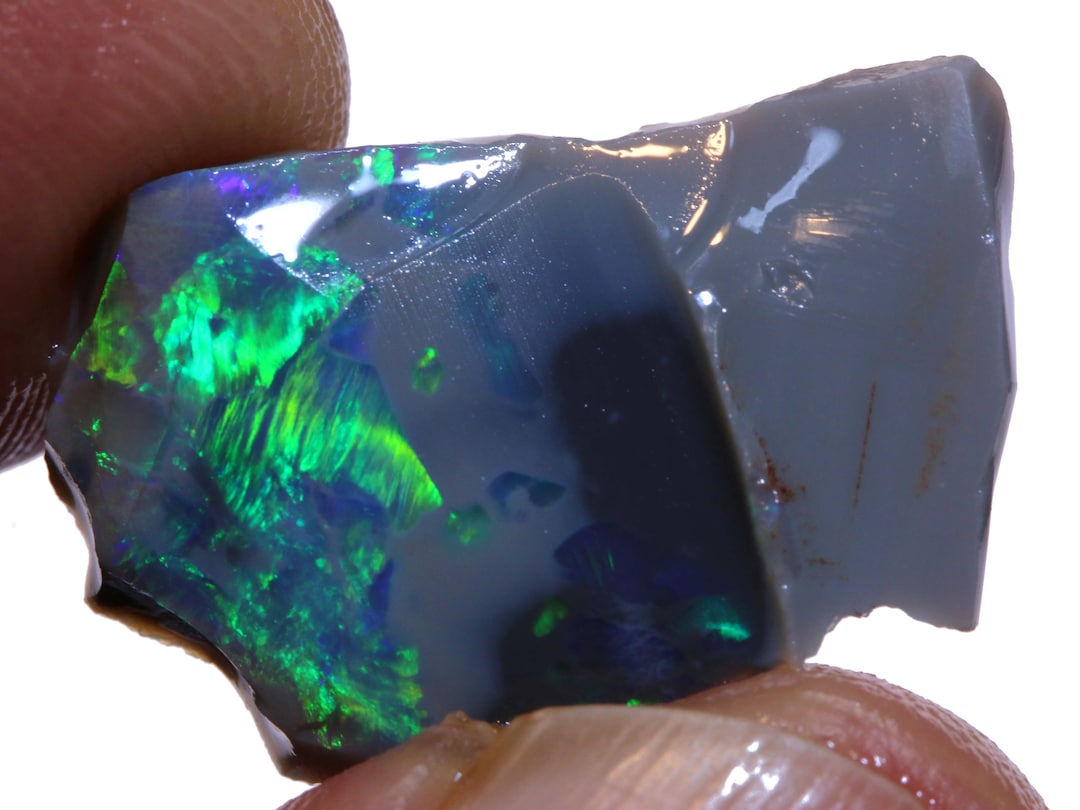 Natural Multicoloured Lightning Ridge Black Opal Rough DO-3351 - Etsy