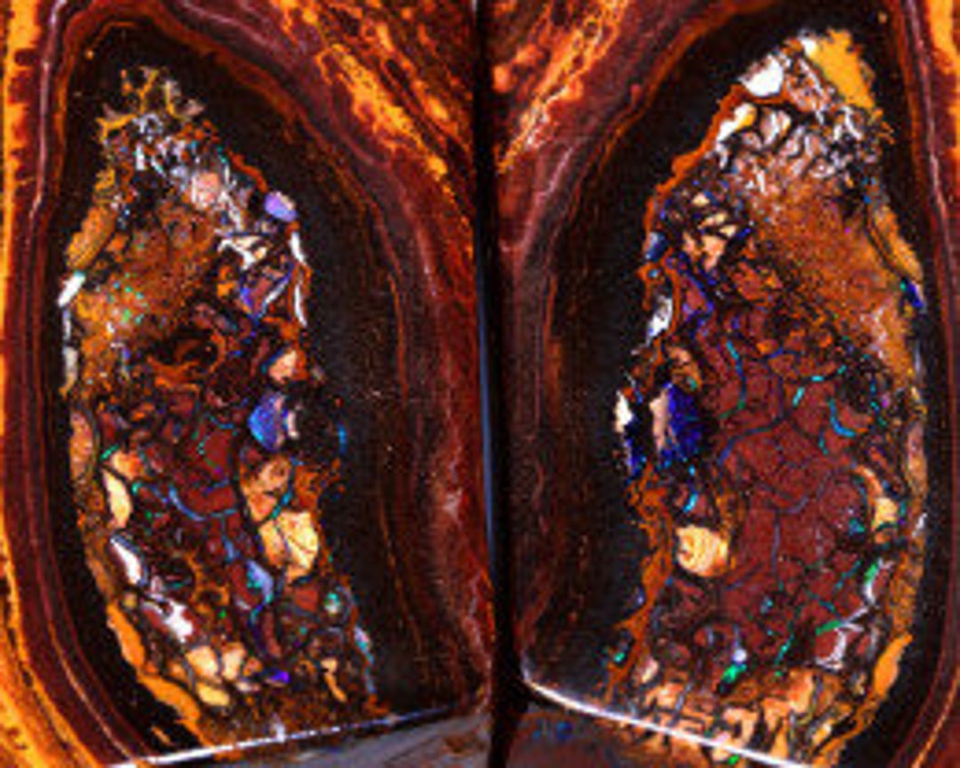 Natural Huge Collectors Yowah Boulder Opal Nut Splits Cabochon Specimen AOH-838 - Etsy