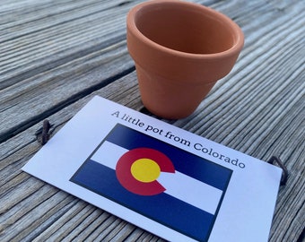 A Little Pot From Colorado Gift Handmade Pottery Stash Jar Marijuana ...