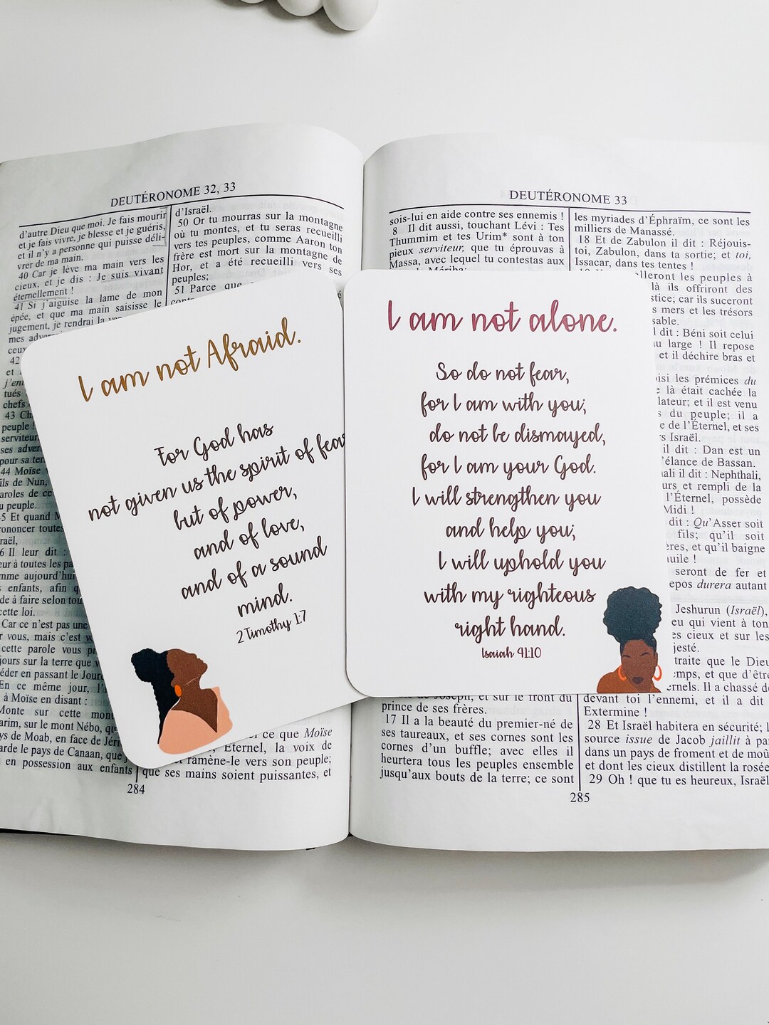 Biblical Affirmation Cards Scripture Cards Christian Inspirational ...