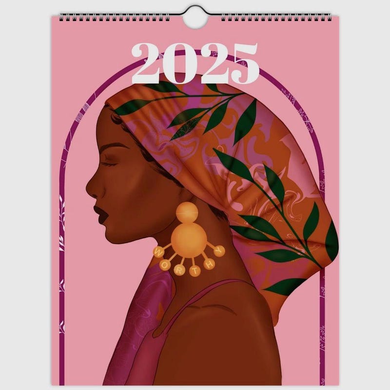 2025 Girl Calendar - Etsy
