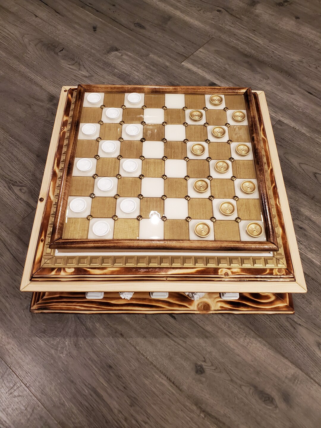 Roman Style Checker/chess Set - Etsy