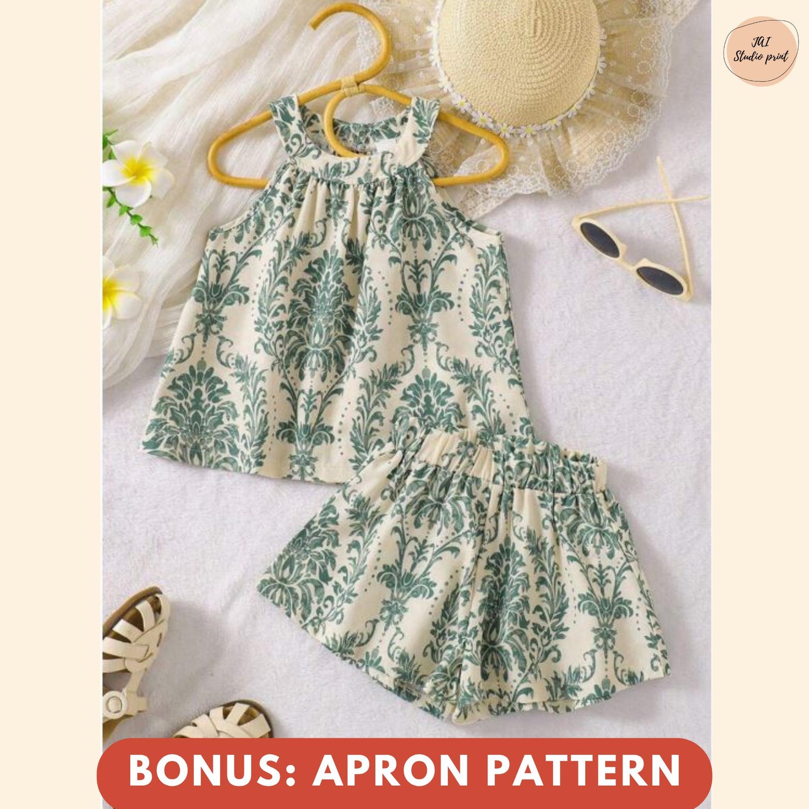 Kids Top and Pants Sewing Pattern PDF, Beginner Friendly Toddler ...