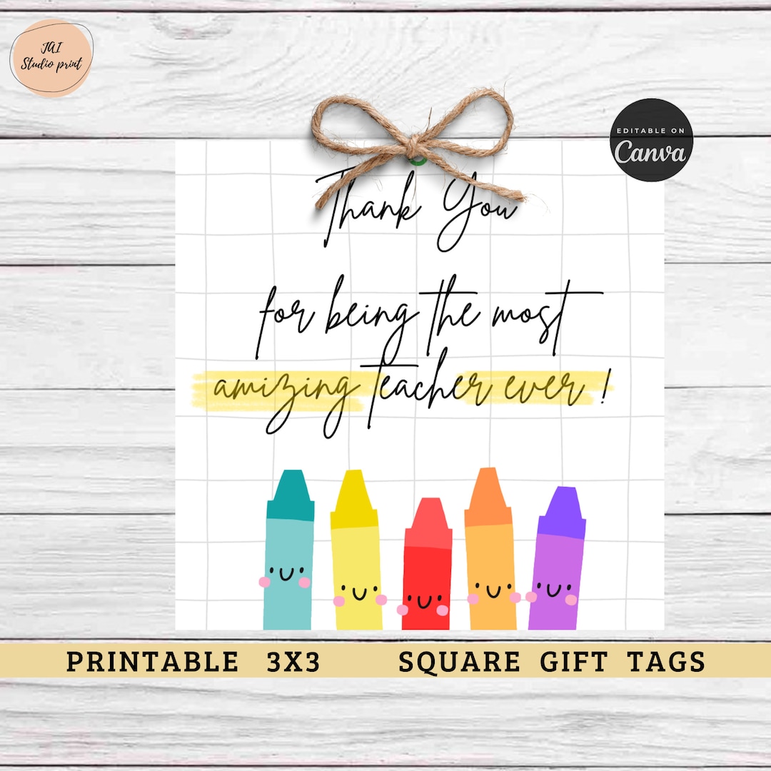 Teacher Thank You Cards Printable,teacher Gift Thank You Teacher Gifts ...