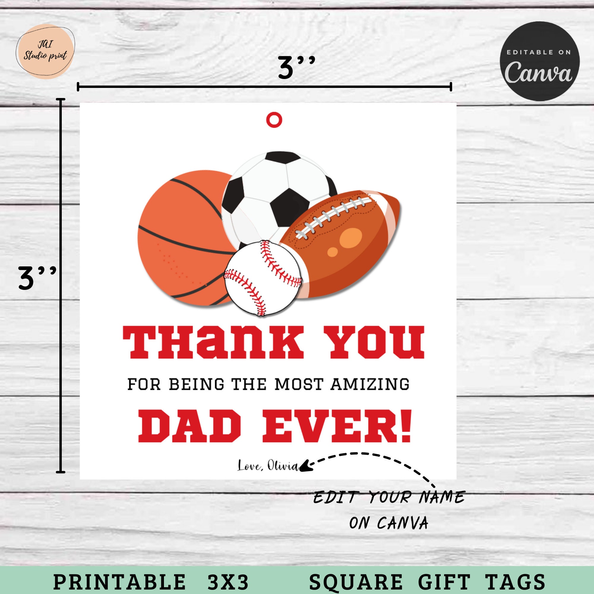 Father's Day Printable Father Gift Thank You Dad Gifts Little Treat for ...