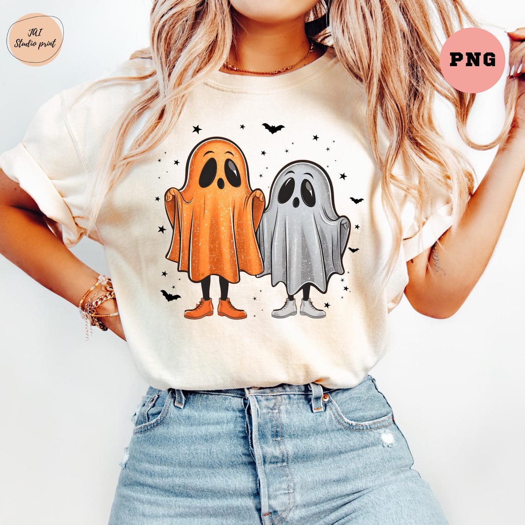 Cute Ghost Halloween Png Ghost Collage Svg PNG Halloween Png Bougie ...