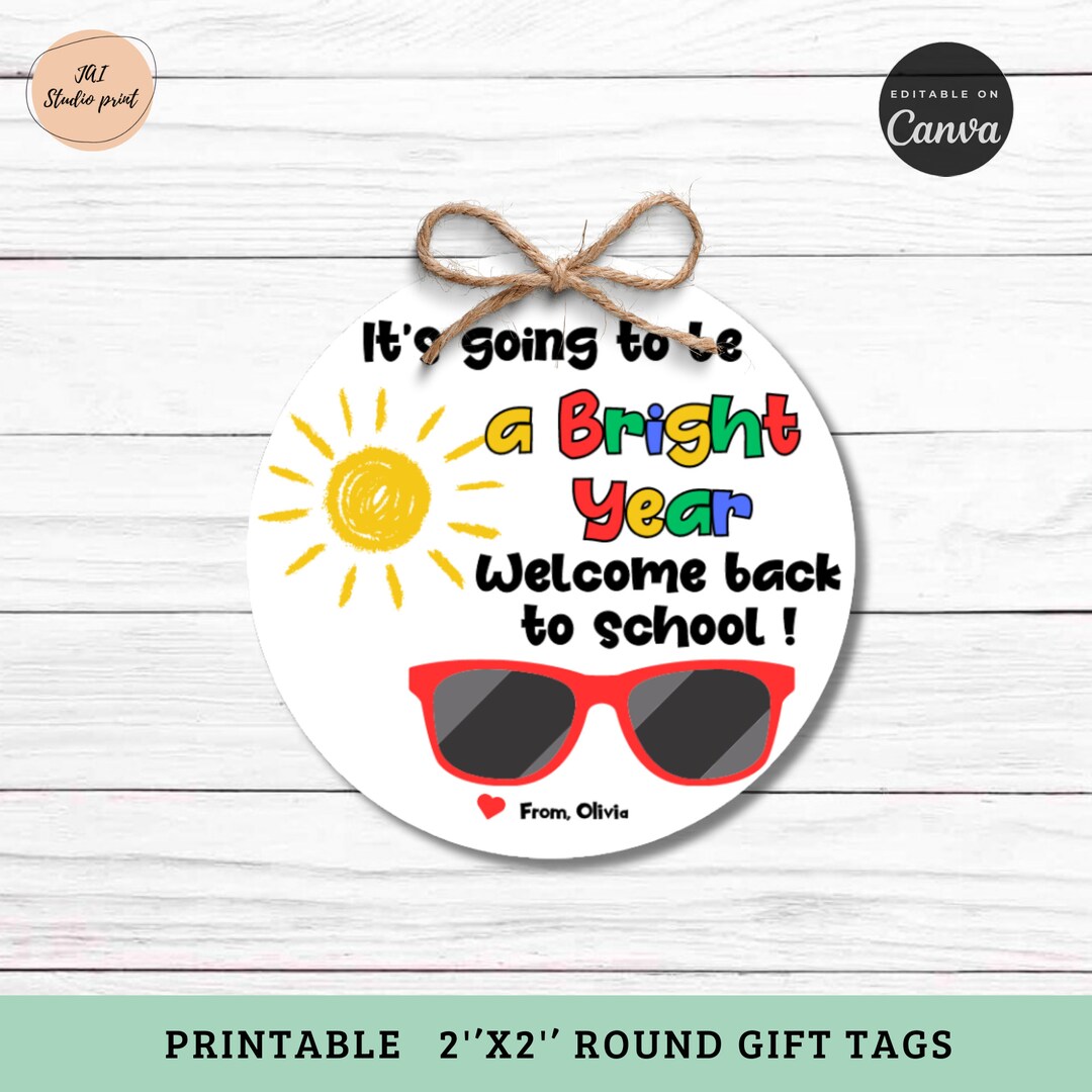 Printable First Day of School Tag Back to School Tag It's Going to Be ...