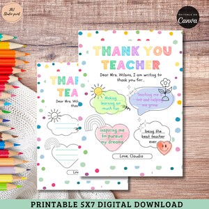 Card for Teacher Appreciation Week End of the Year Teacher Gift ...