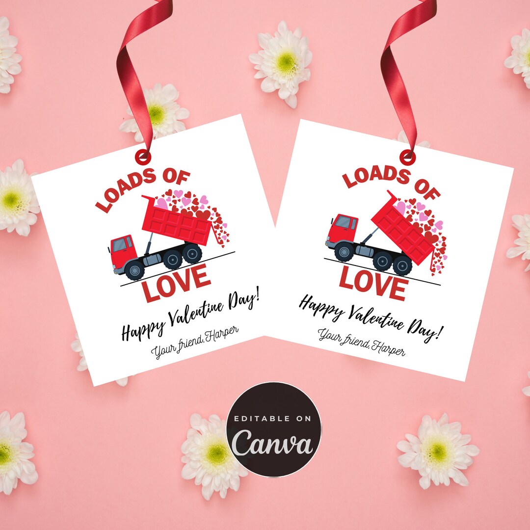 Printable Valentines Day Tags, Valentine's Day Cards, Valentines Labels ...