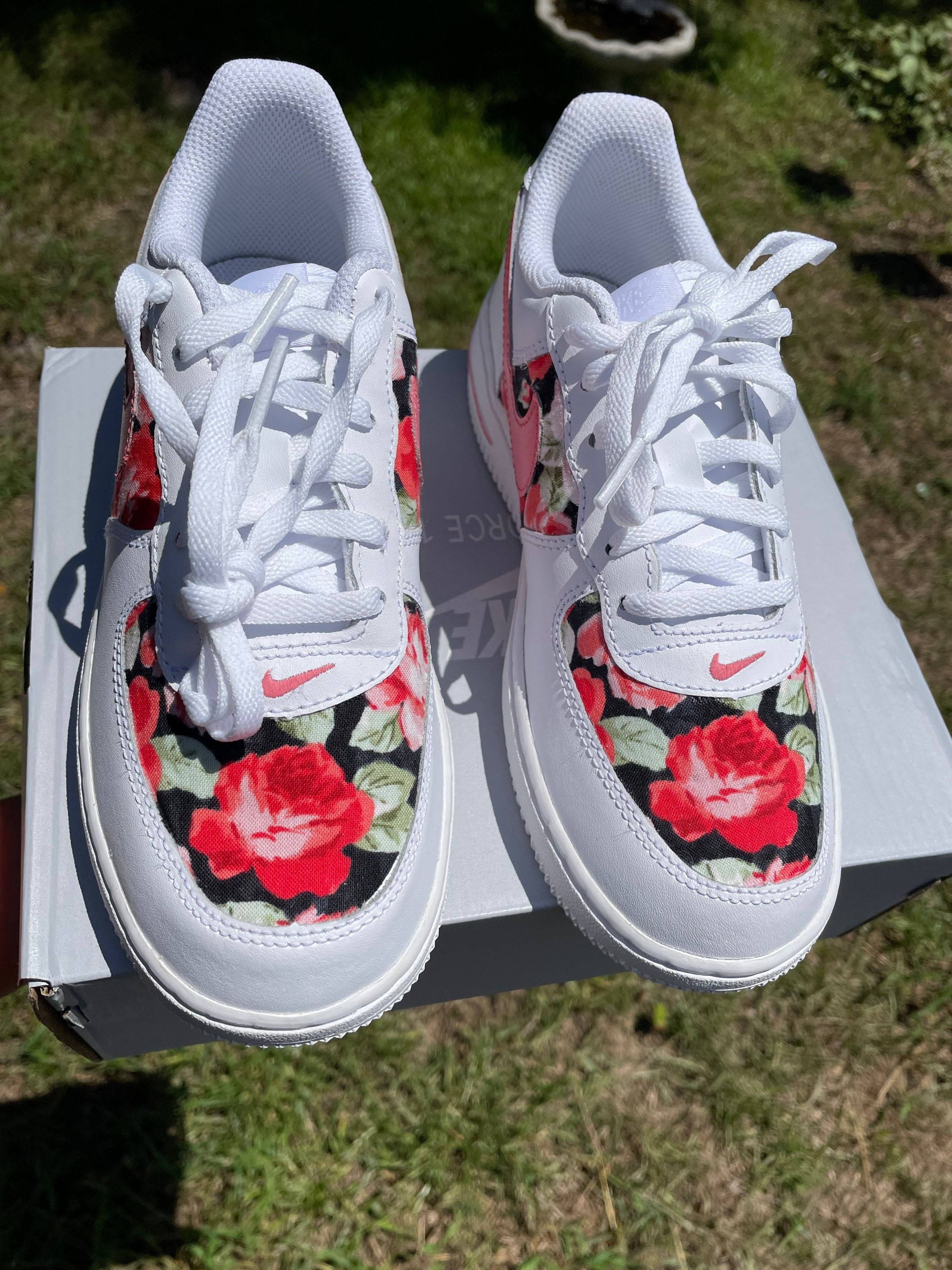 Custom Rose Air Force 1 - Etsy
