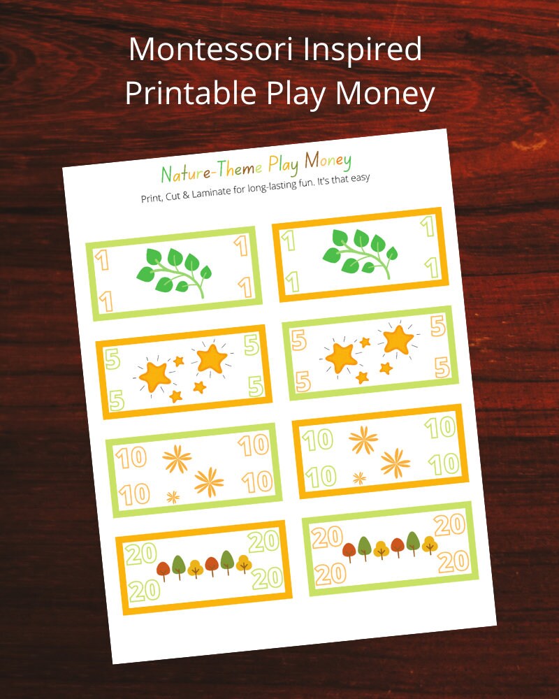 Pre-k Kindergarten Math Bundle With BONUS Printable Play Money - Etsy