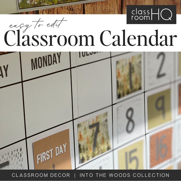 Printable Woodland Class Birthday Display Woodland Theme - Etsy Canada