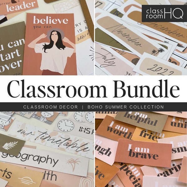 Summer Classroom Decor - Etsy