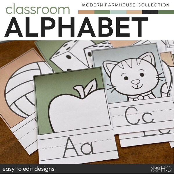 Modern Alphabet - Etsy