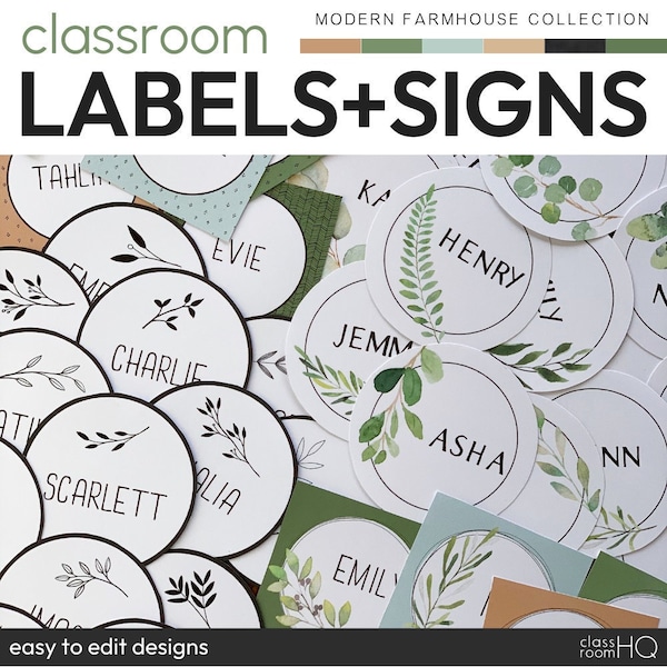 Farmhouse Classroom Decor - Etsy