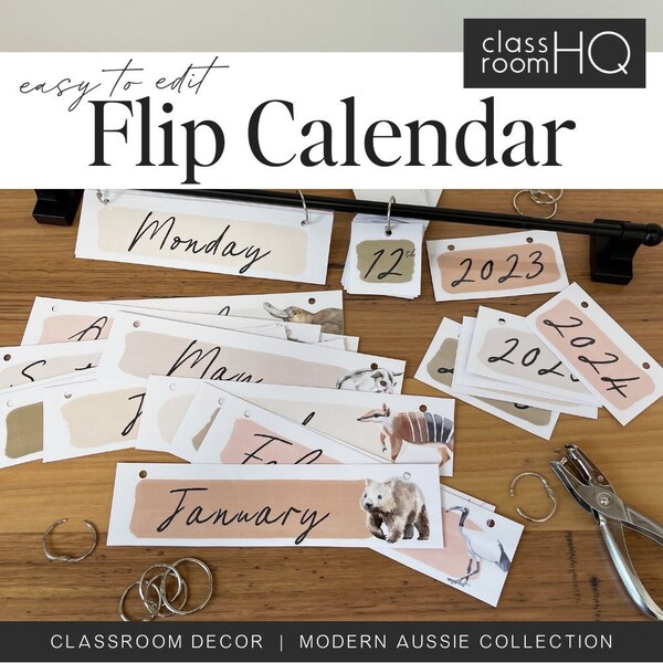 Modern Calendar - Etsy